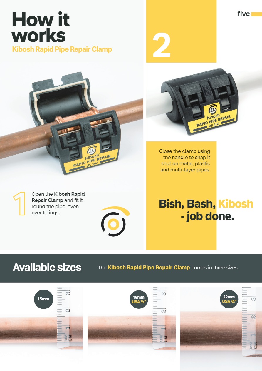 Product Details and Safety - Fastfreeze - Kibosh Pipe Repair